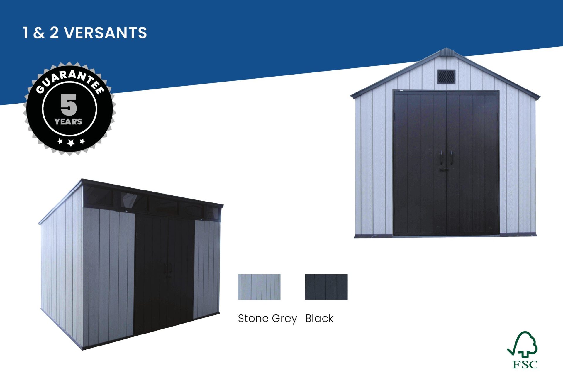 polypropylene sheds - Cabanon Design